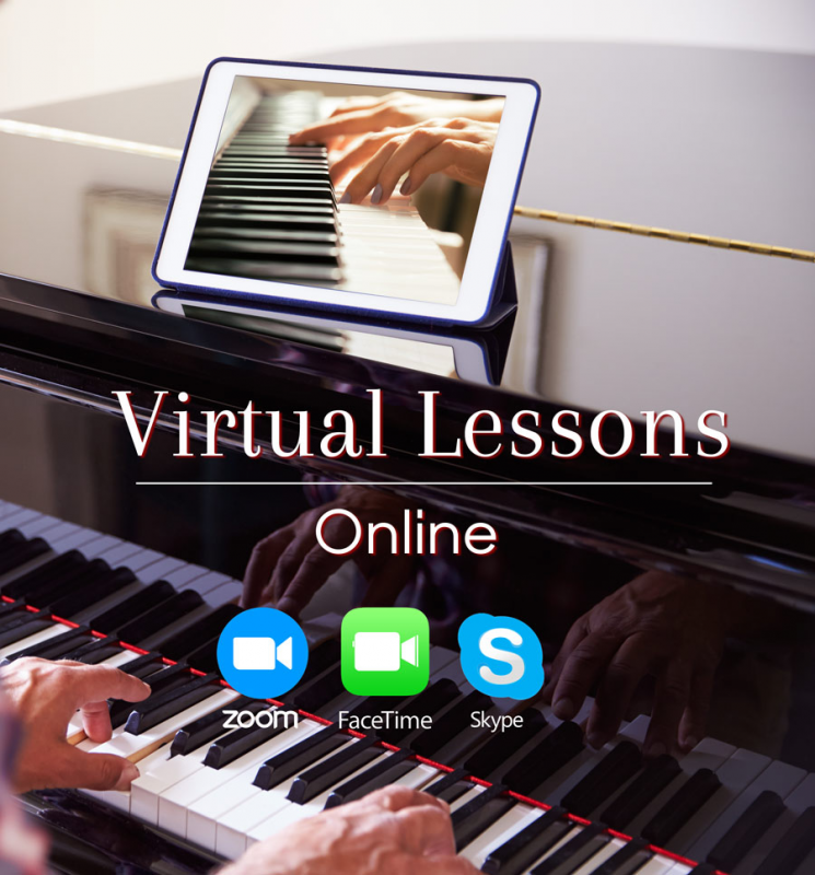 Virtual piano lessons - sceneloki
